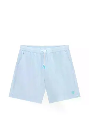 Guess Mid-rise Swim Shorts - Blue