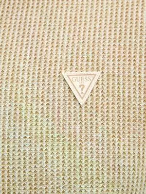 Guess Logo-patch Waffle-knit Shirt