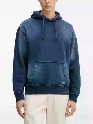 Guess Faded Effect Hoodie - Blue