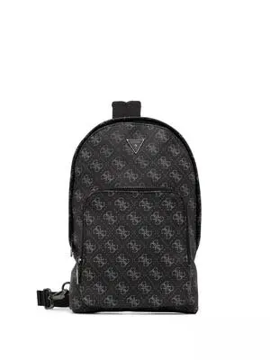 Guess Logo-print Backpack - Black