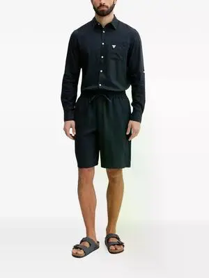 Guess Logo-patch Button-down Shirt