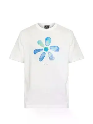 Paul Smith Floral-print T-shirt - White