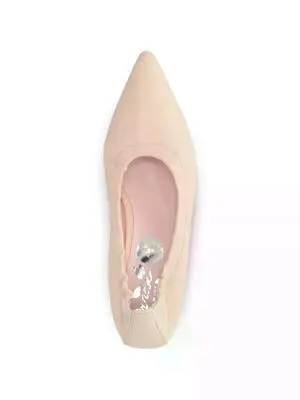 LA ROSE Pointed-toe Elasticated Pumps