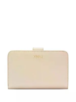 Furla Medium Classic Compact Leather Wallet - Neutrals