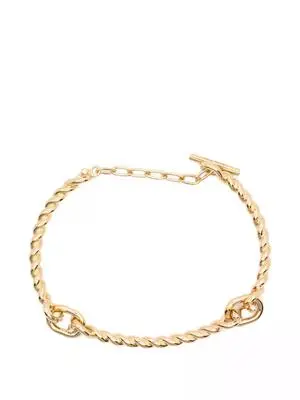 FERRAGAMO Gancini Twisted-link Bracelet - Gold