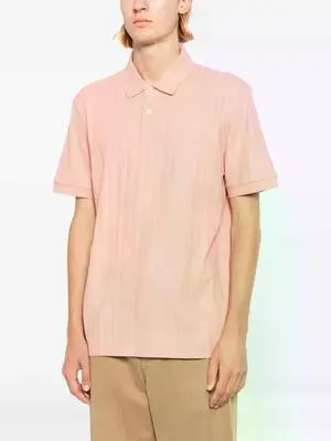 BOSS Ribbed-knit Cotton Polo Shirt