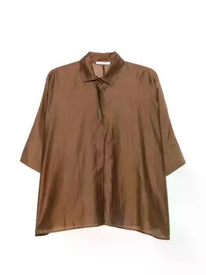 CENERE GB Textured Short-sleeve Shirt