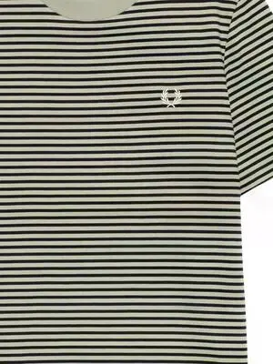 Fred Perry Striped Laurel Wreath T-shirt