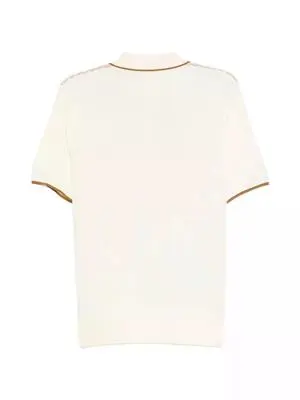 Fred Perry Laurel Wreath Textured-knit Polo Shirt