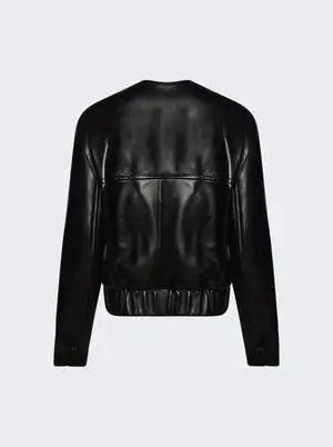 Khaite Leather Zip-up Jacket