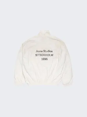 Acne Studios Washed Logo Jacket - White