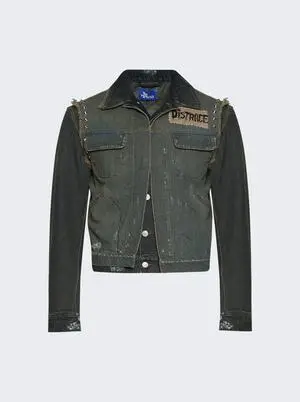 MARKING DISTANCE Double Denim Jacket