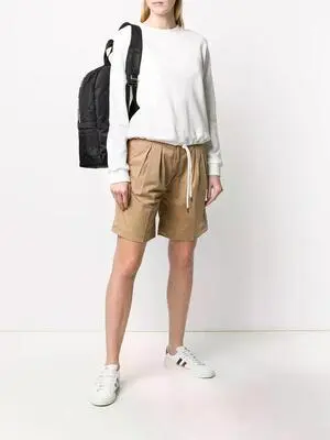 Woolrich Khaki Cotton Wide-leg Shorts