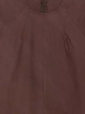 Antonelli Firenze Pleated Detail Short Sleeve Dress