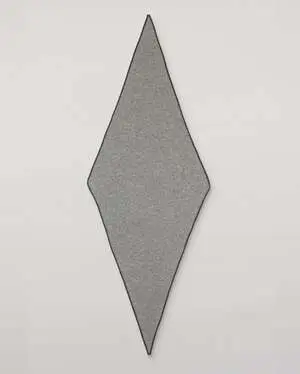 Johnstons Of Elgin Ethel Cashmere Diamond Scarf - Grey
