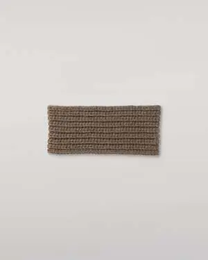 Johnstons Of Elgin Whittle Cashmere Headband - Brown