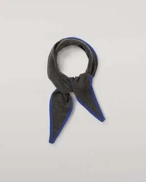 Johnstons Of Elgin Diamond Cashmere Necktie - Grey
