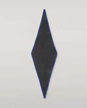 Johnstons Of Elgin Diamond Cashmere Necktie - Grey