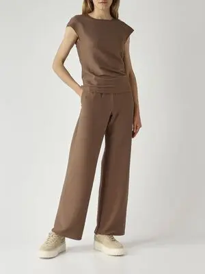 Max Mara Ribbed Top - Coffee
