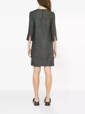 Chloé 2006 Embellished Leaf-motif Dress