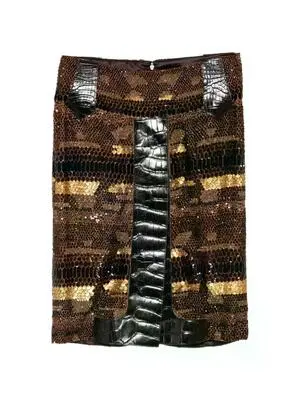 Dolce & Gabbana Sequined Midi Skirt