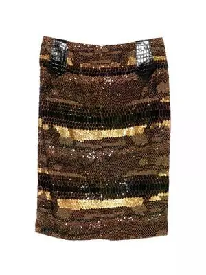 Dolce & Gabbana Sequined Midi Skirt