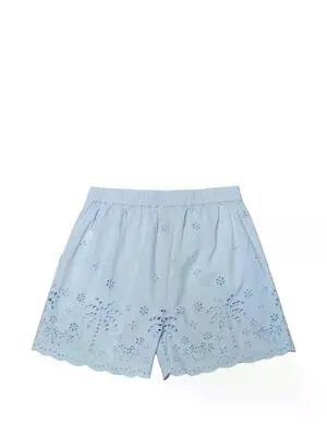 MC2 SAINT BARTH Broderie Anglaise Shorts