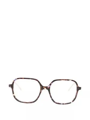 Zadig&Voltaire Tortoiseshell-effect Square-frame Eyeglasses - Brown