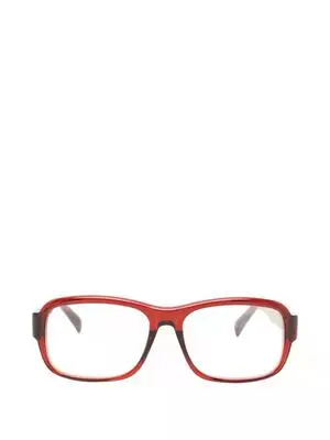 Jacquemus Rectangle Frame Eyeglasses - Red