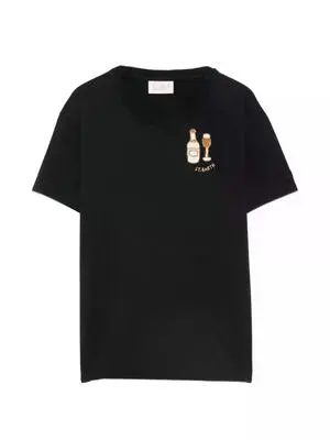 MC2 SAINT BARTH Emilie Bead-embellished T-shirt