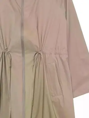 Herno Drawstring-waist Hooded Coat - Neutrals