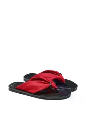 Loulou De Saison Embossed Leather Sandals