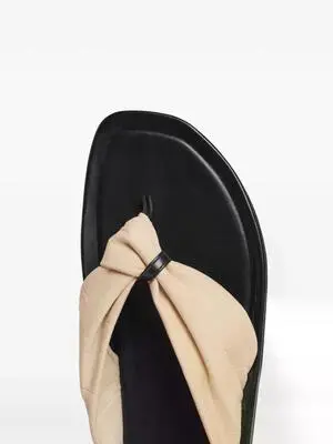 Loulou De Saison Embossed Leather Sandals