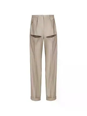 ALMAZ Classic Cut-out Pleated Trousers