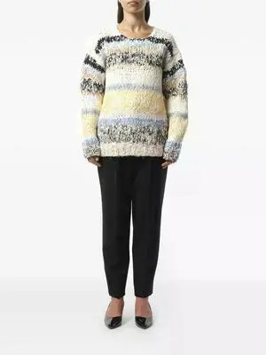 Chloé Striped Chunky-knit Sweater