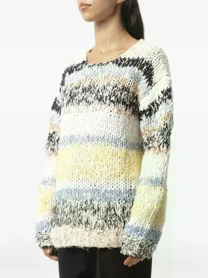 Chloé Striped Chunky-knit Sweater