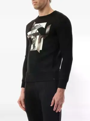 Neil Barrett Abstract Photographic Print Sweatshirt