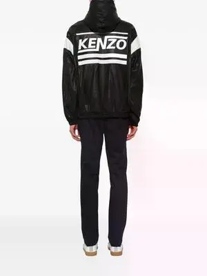Kenzo Logo-patch Hooded Jacket