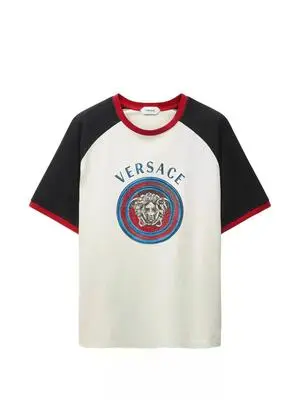 Versace Printed Cotton-jersey Regular T-shirt