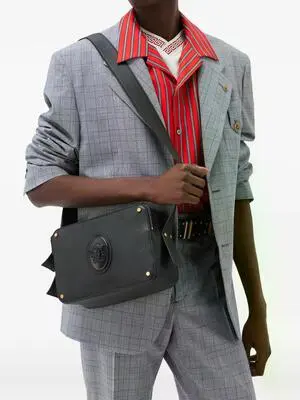 Versace Lou Leather Crossbody Bag