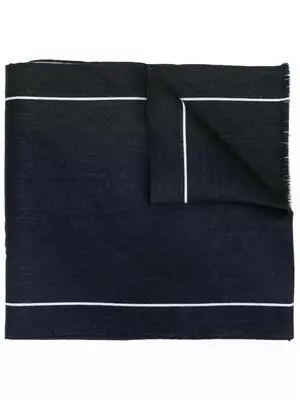 COUNTY OF MILAN Skull Tattoo Scarf - Black