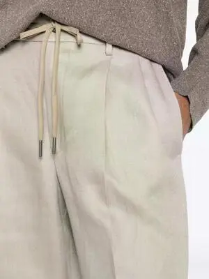 Tagliatore Pleated Drawstring Trousers