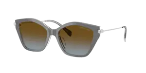 Michael Kors Cat Eye Sunglasses - Brown Blue Gradient