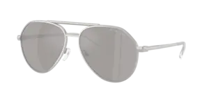 Michael Kors Brentwood Aviator Sunglasses - Silver Mirror