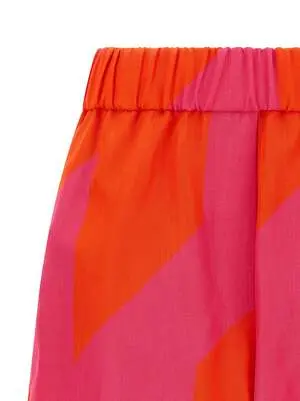 Dries Van Noten Pomy Bis' Moiré Jacquard Bermuda Shorts