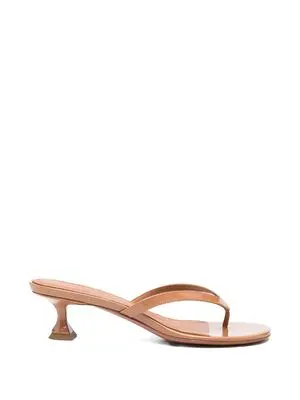 Amina Muaddi Juliette Thong Sandals - Multicolor