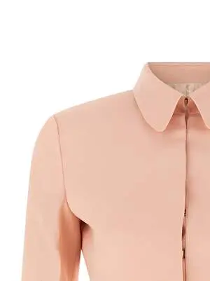 Alberta Ferretti Tropical Wool Blazer