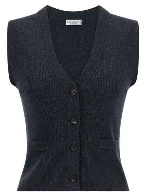 Brunello Cucinelli Cropped Vests For Women