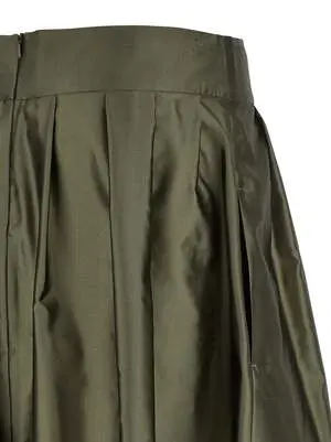 Max Mara S Mmeffetto' Pleated Silk Blend Organza Skirt