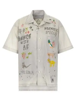Mihara Yasuhiro Graffiti Print Shirt